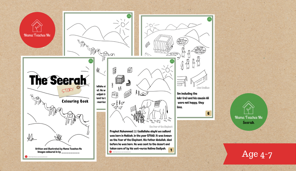 MTM Seerah: The Seerah Story (Colouring Book)